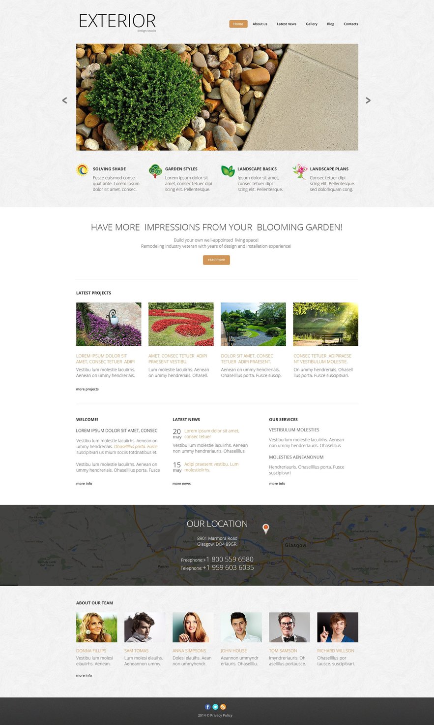Landscaping Website Templates | Weblium.com