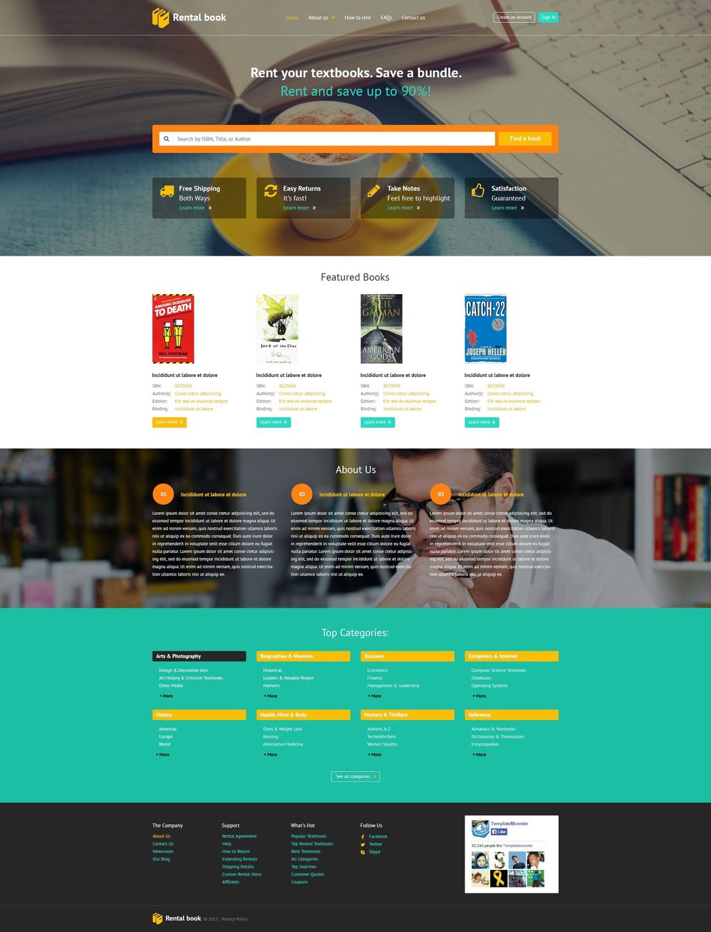 Books Website Templates | Weblium Free Website Builder