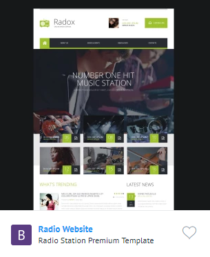 Free Radio Station Website Templates | Weblium
