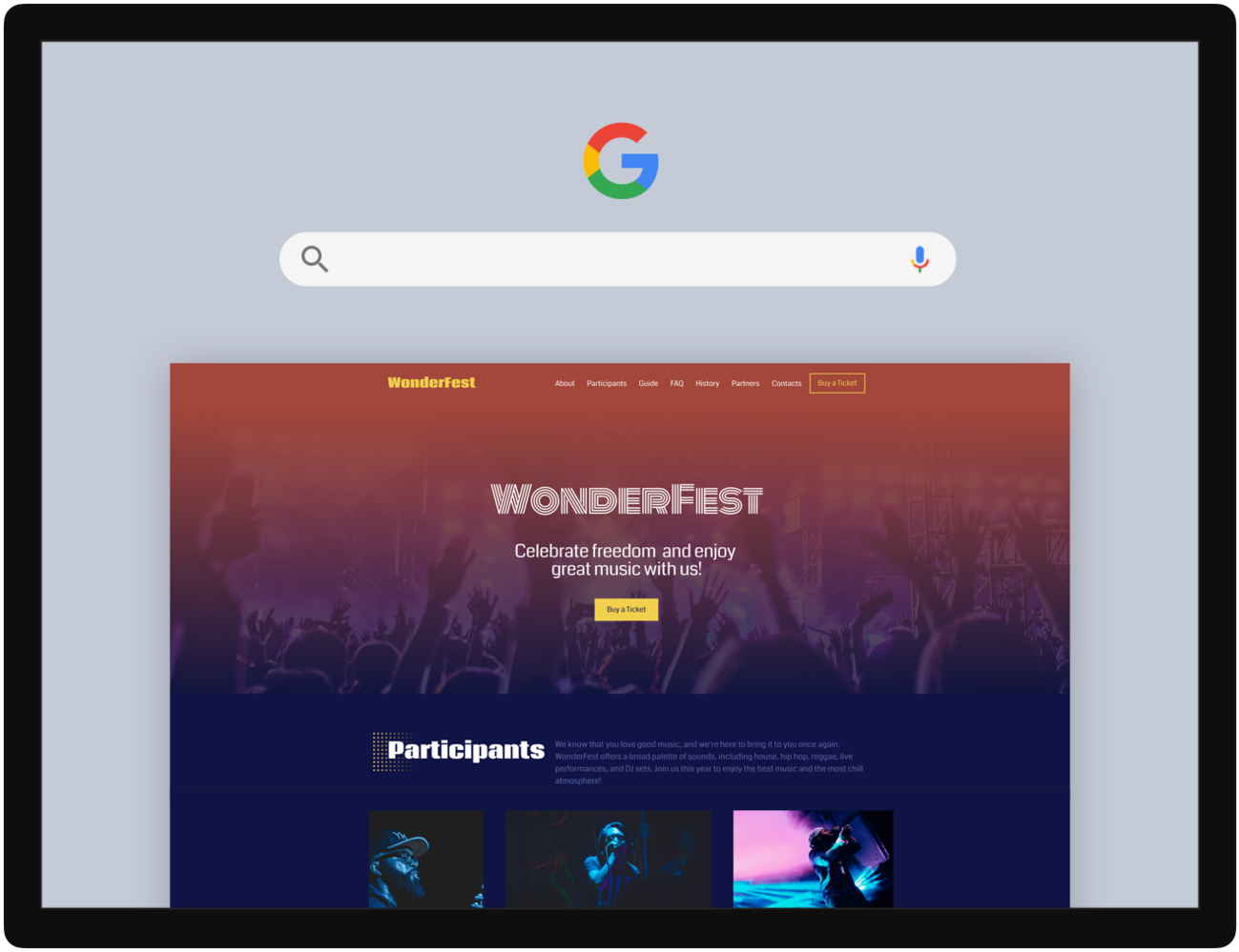 Create Artist website | Weblium Free Website Builder