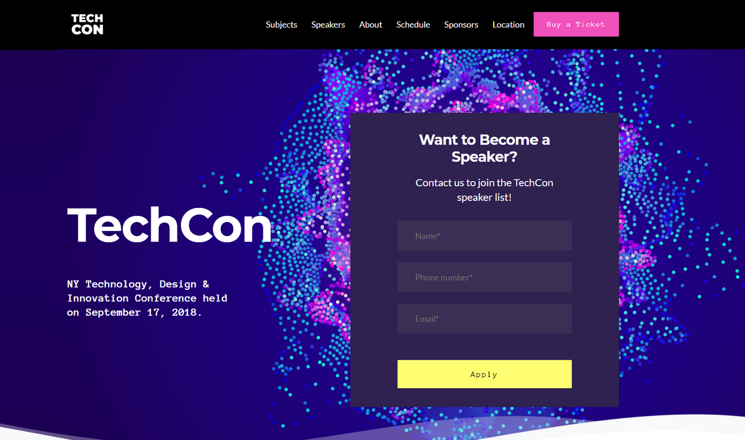 Create Event Website | Weblium Event Website Builder