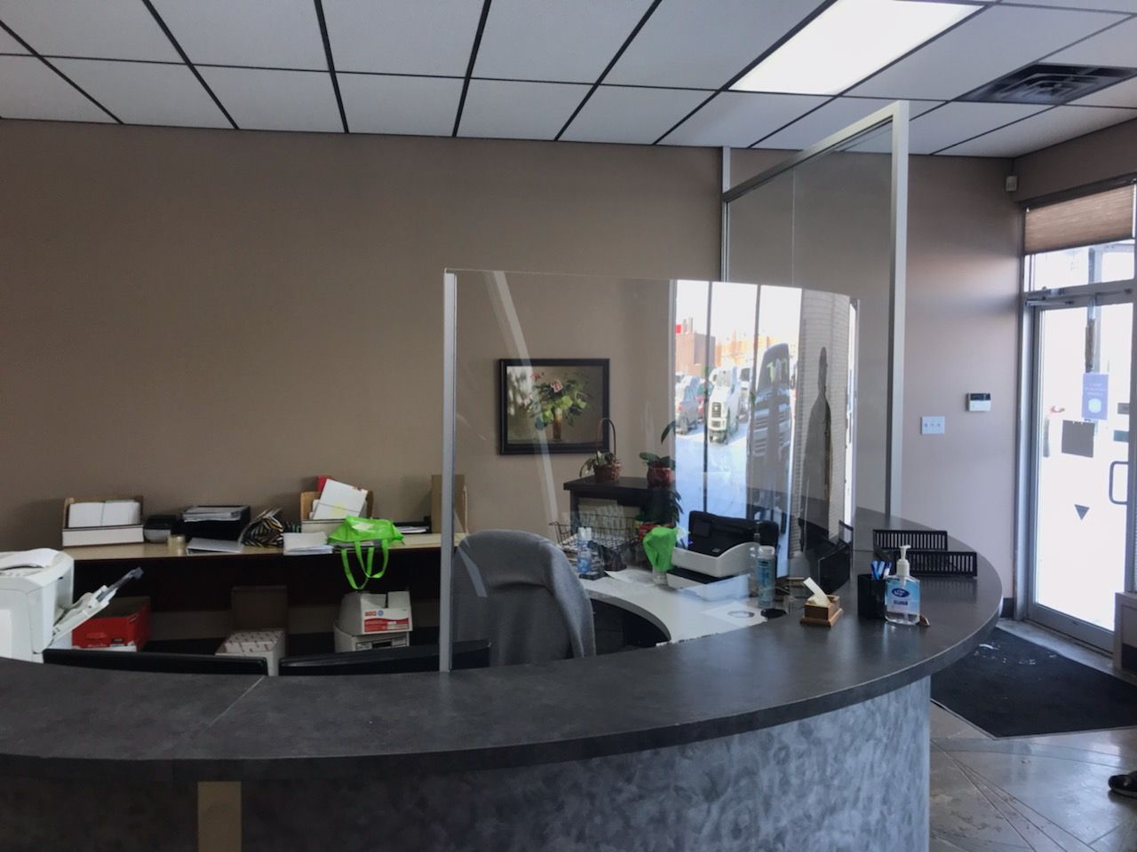 Glass Partitions Regina | Counter Barriers Regina | Office Glass Partitions