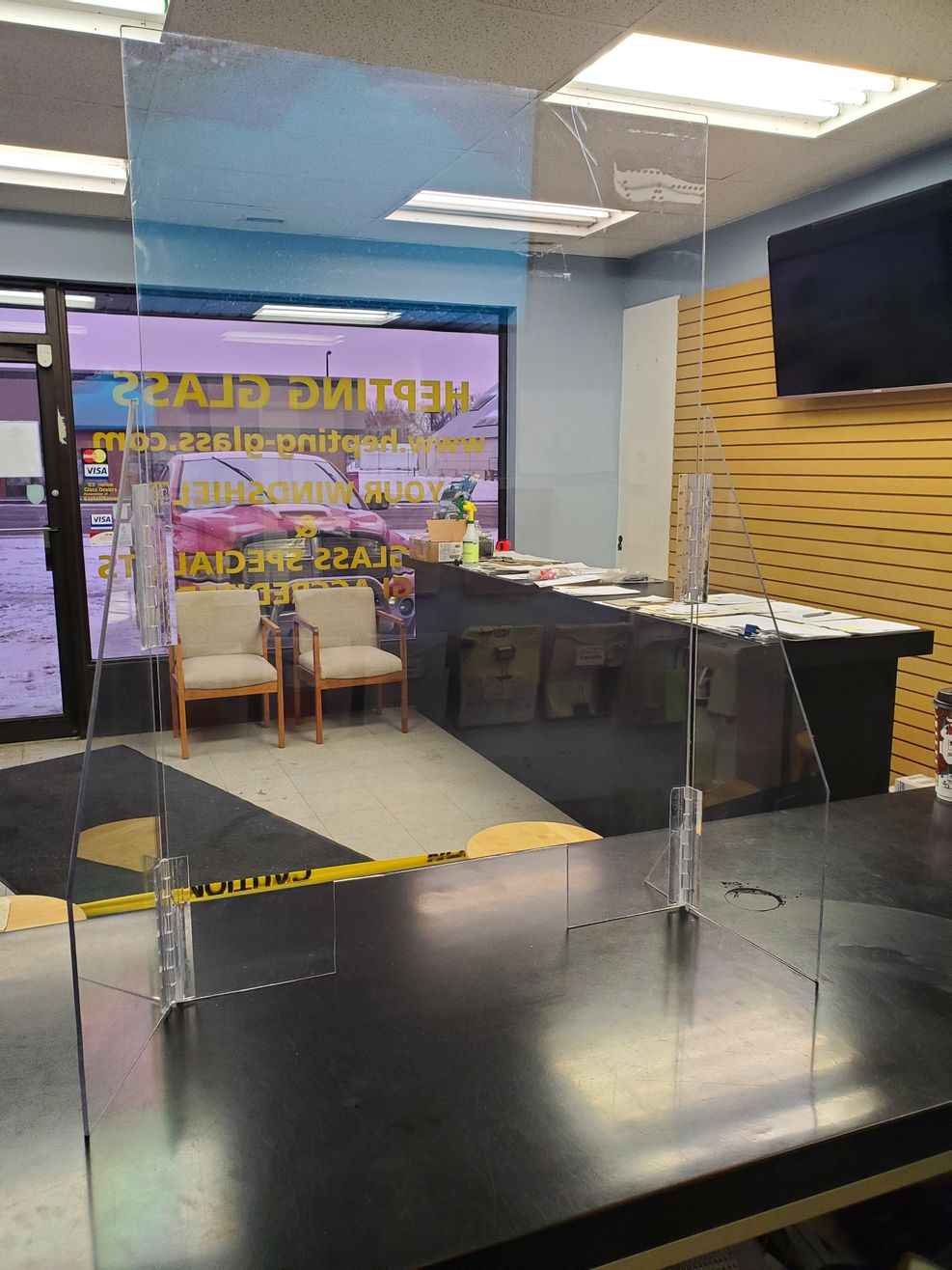 Glass Partitions Regina | Counter Barriers Regina | Office Glass Partitions