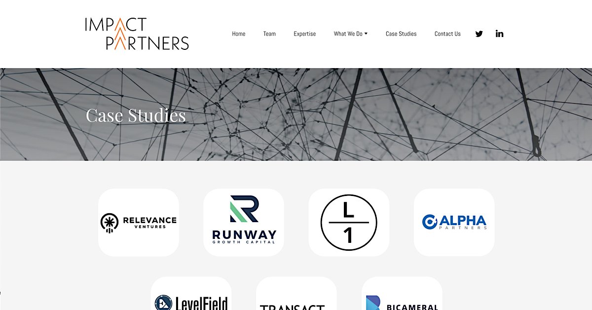 Impact Partners | Case Studies