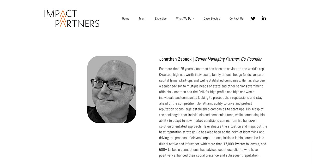 Impact Partners | Jonathan Zaback's Bio