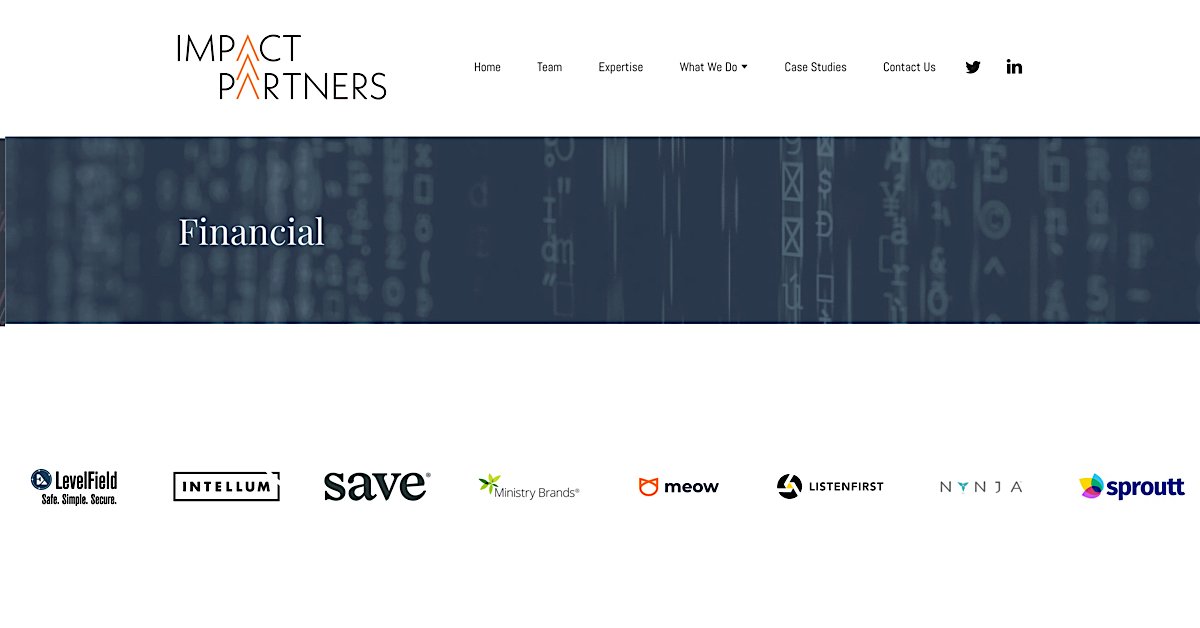 Impact Partners | Financial Clients