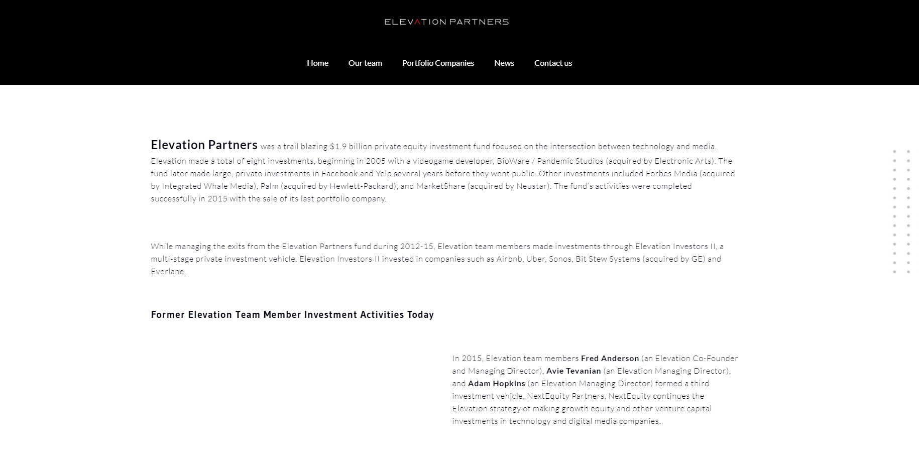 Elevation Partners | Home