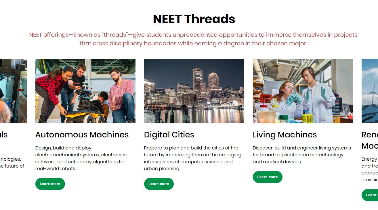 MIT New Engineering Education Transformation (NEET) | Threads