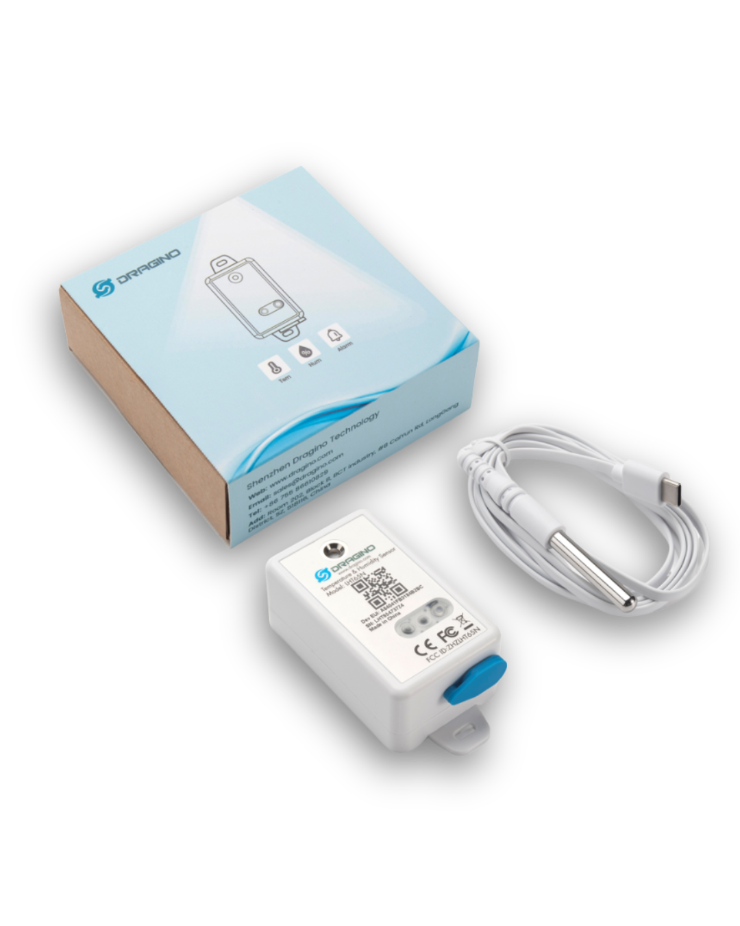 Dragino LHT65 - Temperature and Humidity LoraWAN sensor