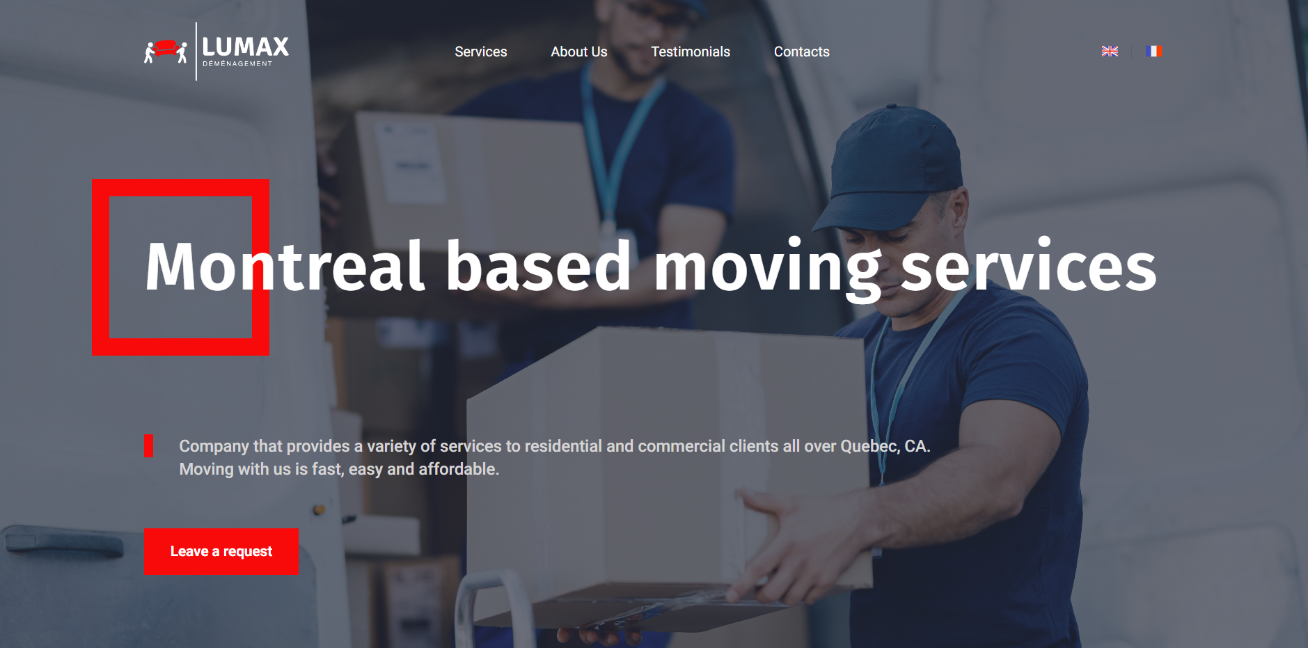 Montreal based moving services