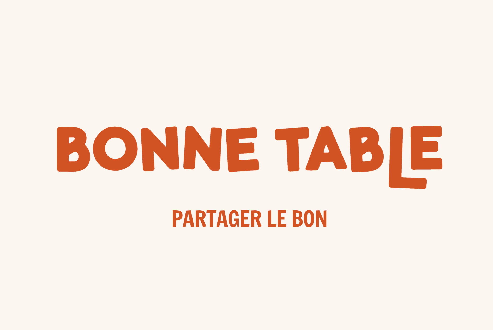 Bonne table - Du bon qui fait du bien