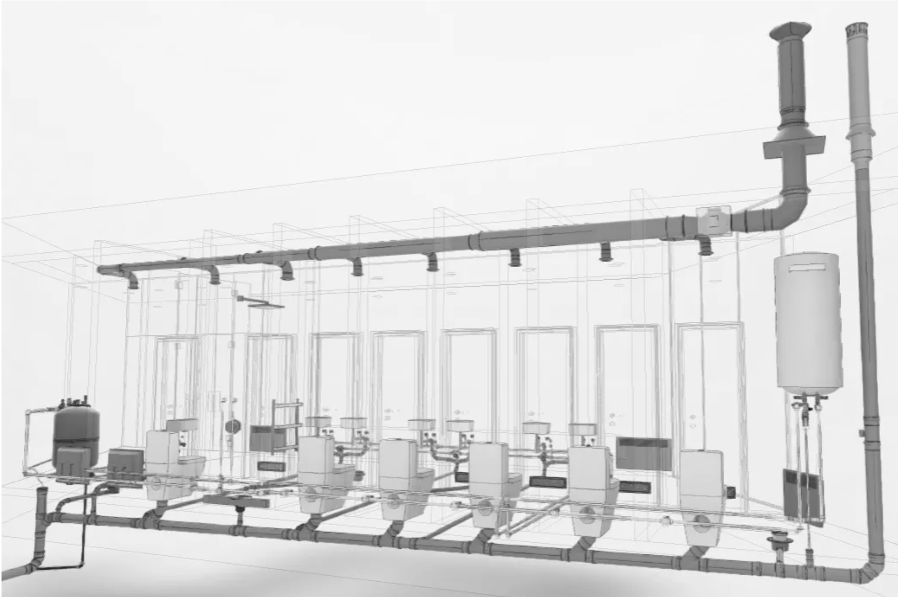 Museum Complex Restroom Design | Modular Sanitary Unit – GEO