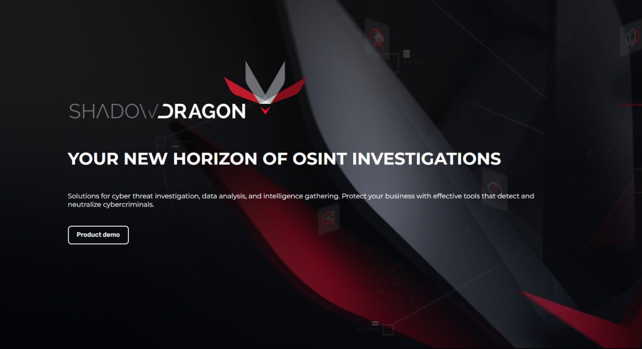 ShadowDragon — Tools for OSINT Investigations