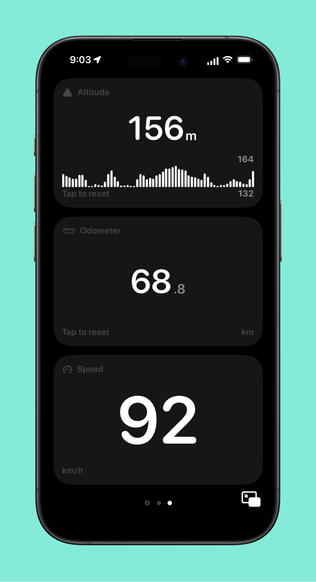 Modular Speedometer App for iOS – Customizable GPS Tracker